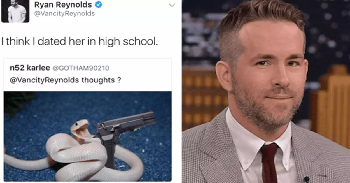 30krát odpovědi Ryana Reynoldse byly nejzábavnější věcí na Twitteru