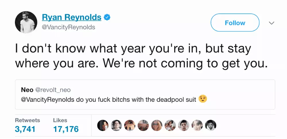 30 puta su odgovori Ryana Reynoldsa bili najsmješnija stvar na Twitteru 11568_8