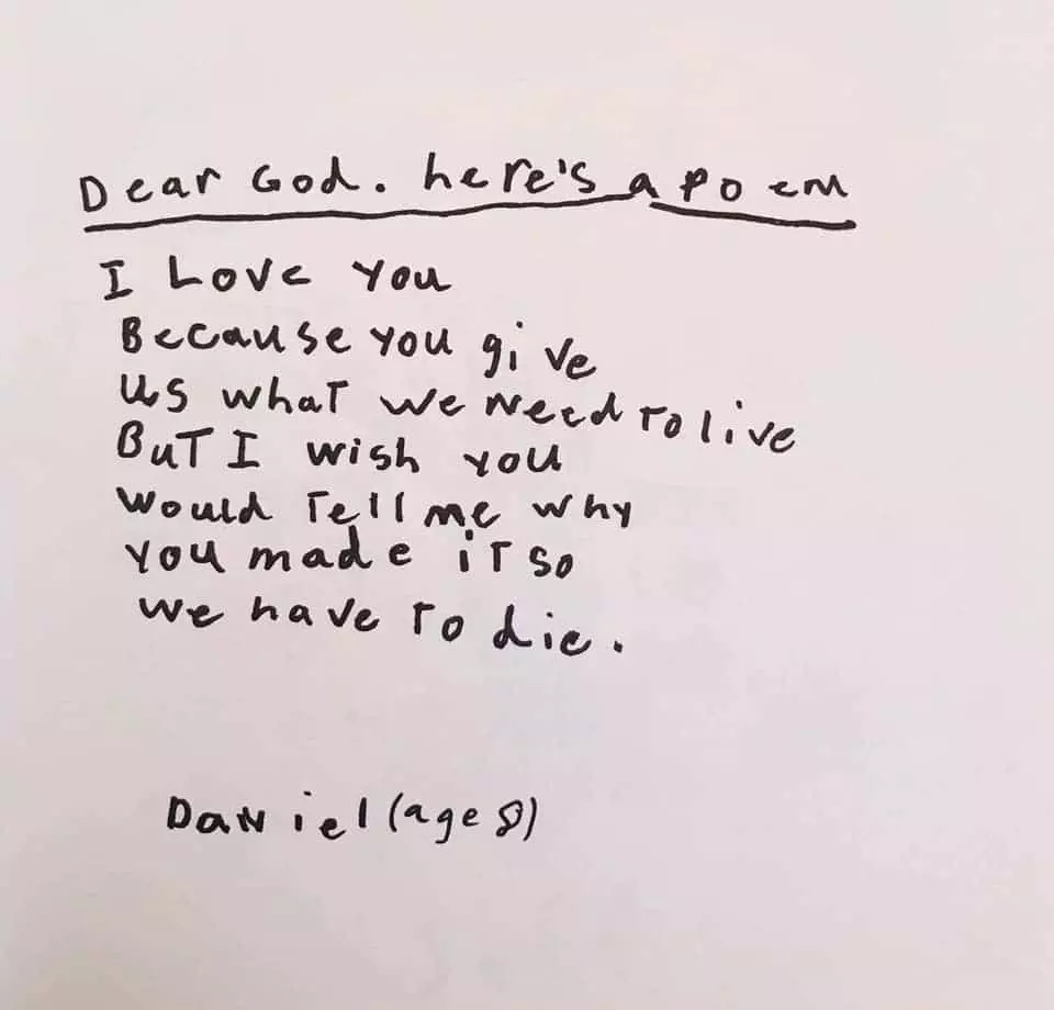 Lærer beder 3. klasse om at skrive breve til Gud, og resultatet er sjovt 5977_14