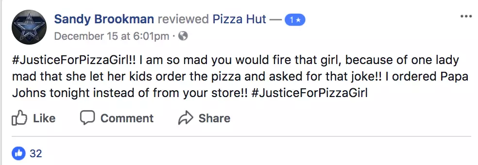 Babaeng Humingi ng Pagbibiro sa Babae na Nagde-deliver ng Pizza—At Ang Joke na Iyon ang Natanggal sa Babae 8380_1